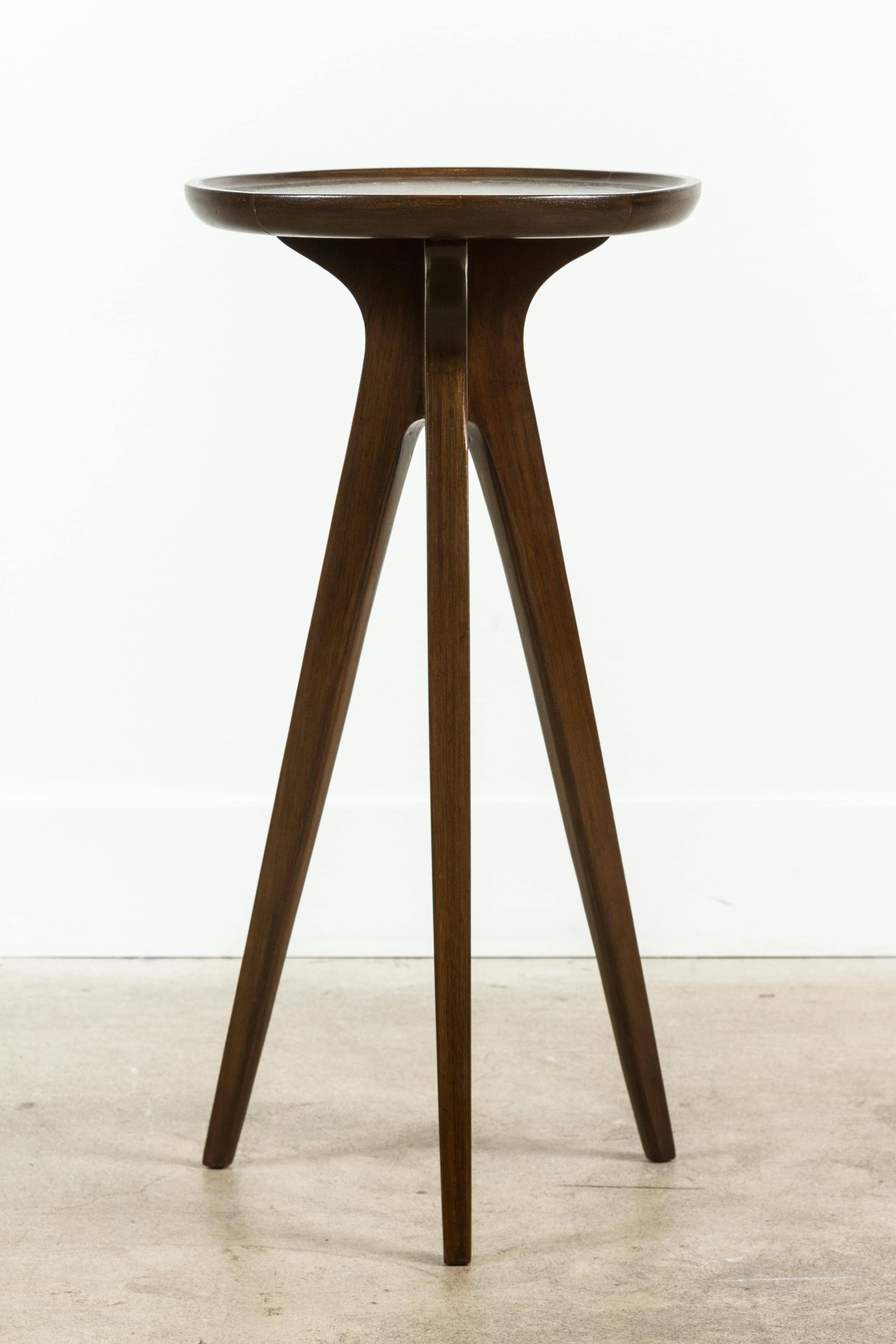 Leather Topped Occasional Table by John Van Koert for Drexel at 1stDibs
