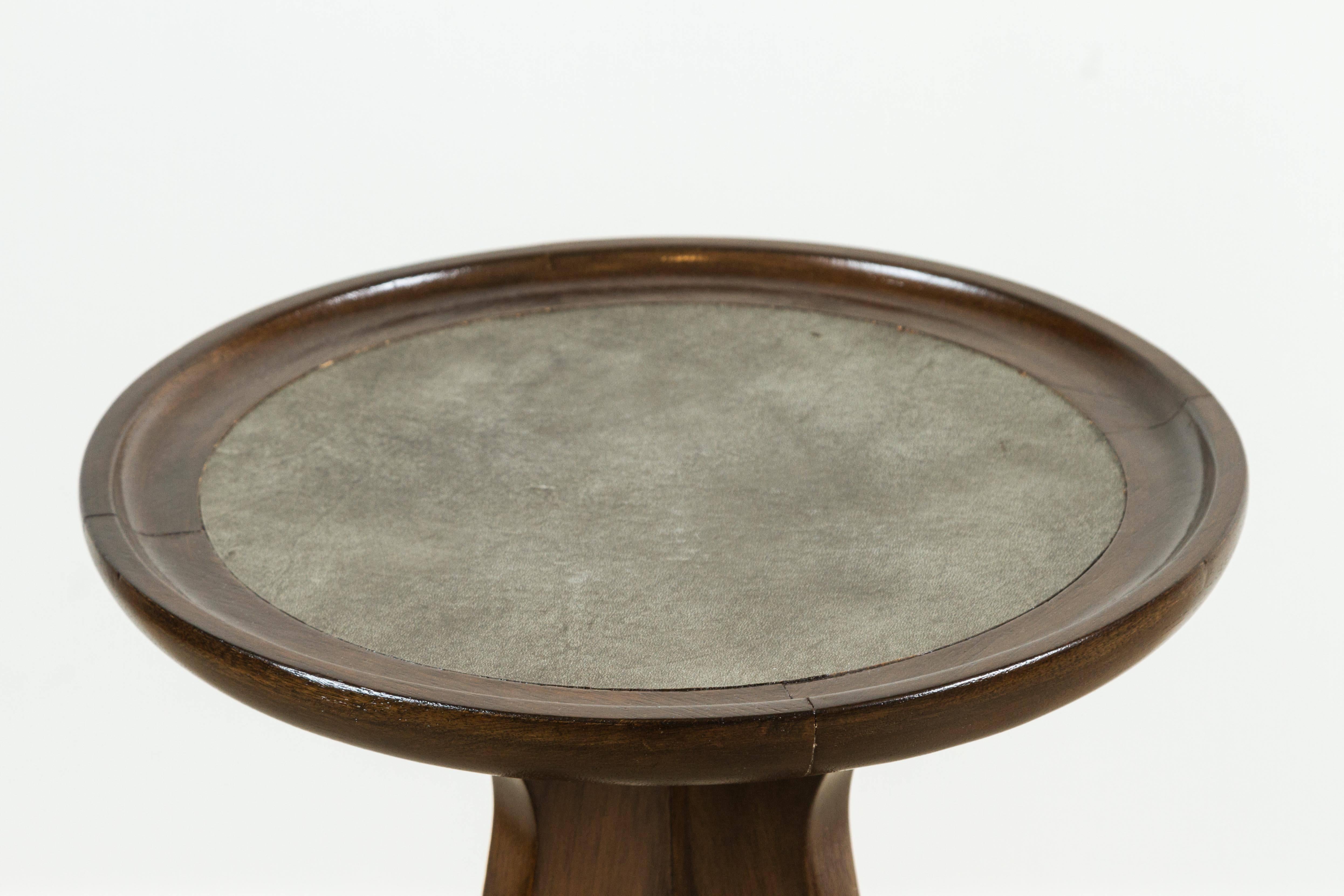 Leather Topped Occasional Table by John Van Koert for Drexel at 1stDibs