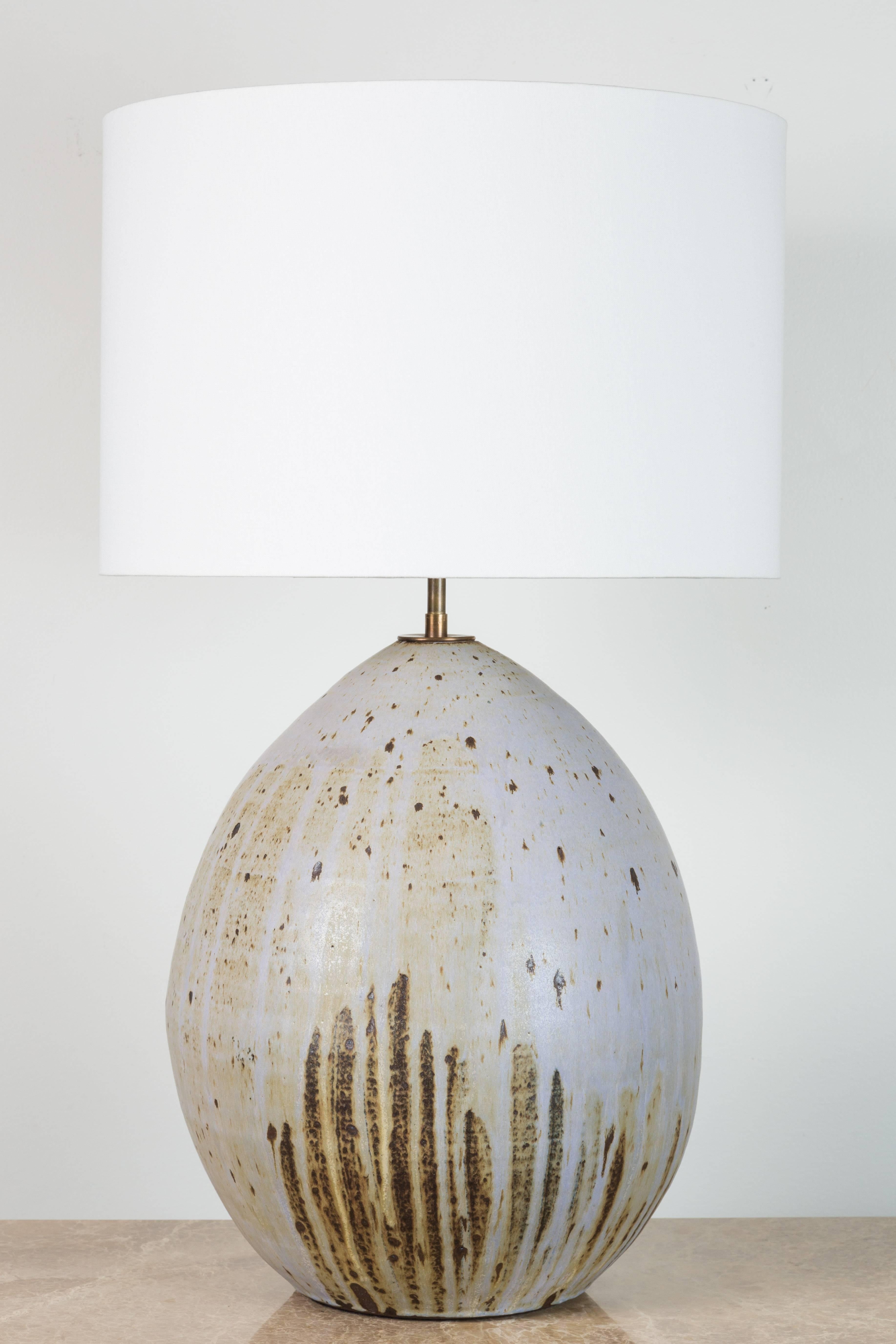 Pair of Large Ceramic Pod Lamps by Victoria Morris for Lawson-Fenning ...
