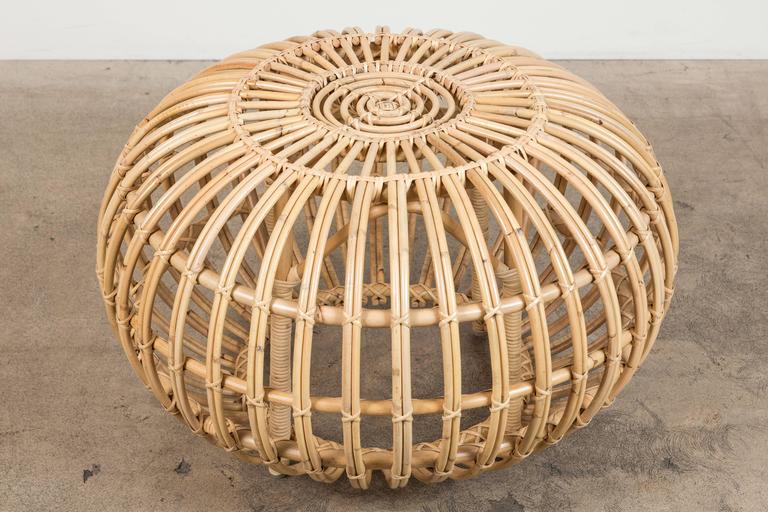 Small Rattan Ottoman by Franco Albini, Re-Edition For Sale at 1stDibs ...