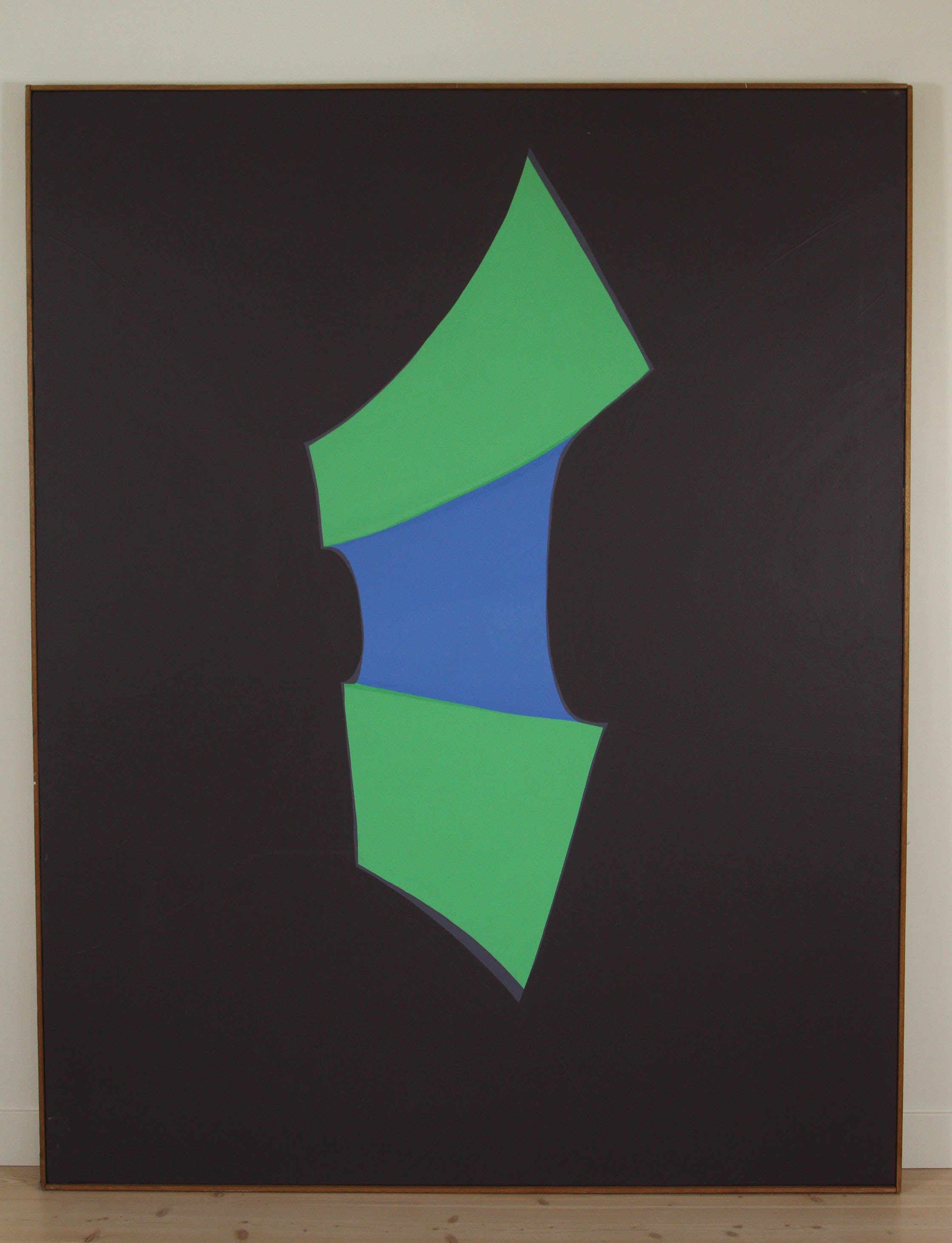 Large Vintage Abstract Painting by Geri Taper at 1stDibs