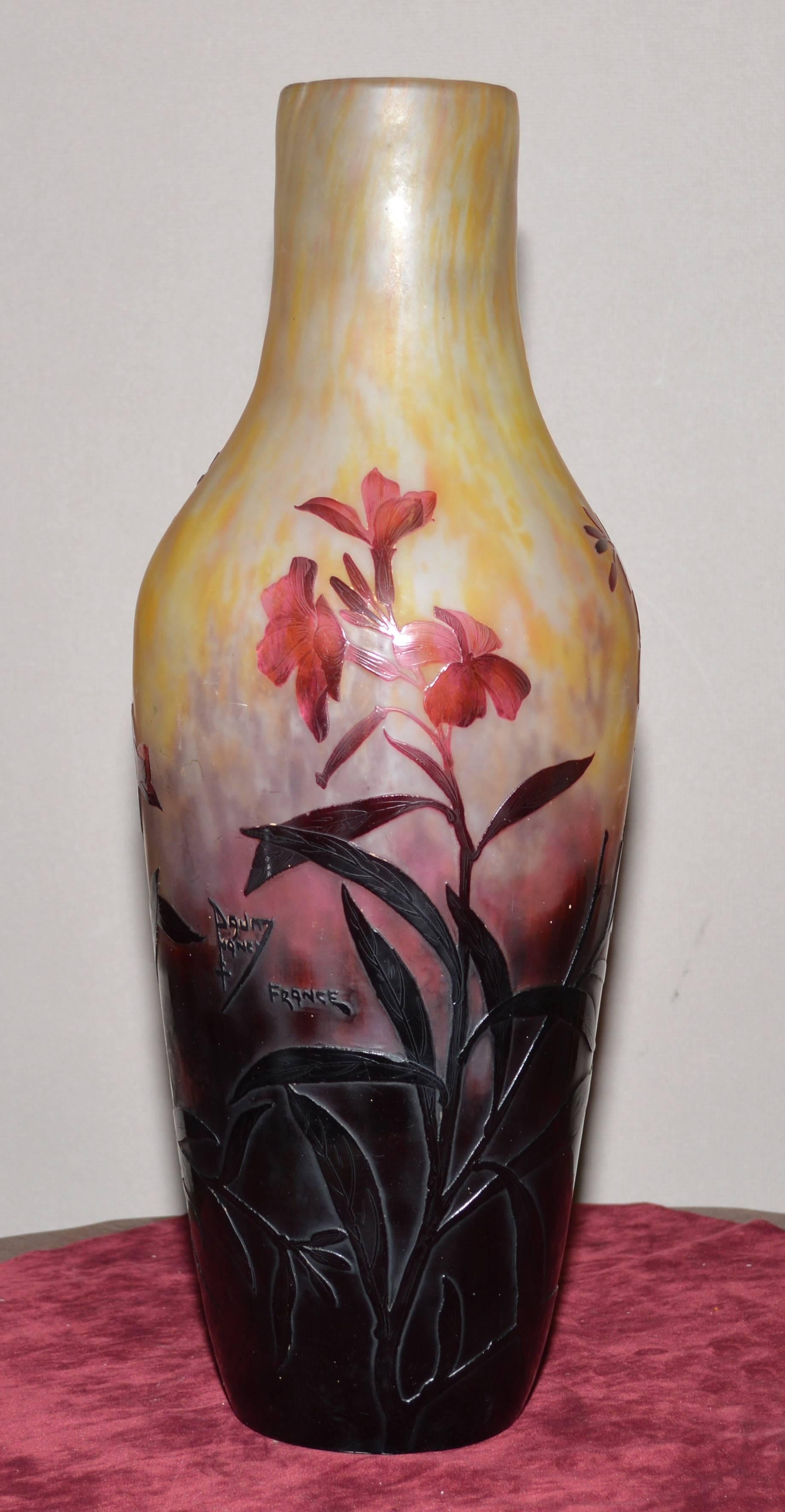 Large Vase by Daum, Pâte de Verre For Sale at 1stDibs | daum pate de ...