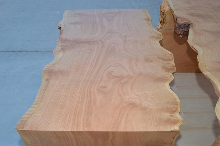 Nesting Tables with Sculptural Live Edge Design Custom Made by Petersen ...