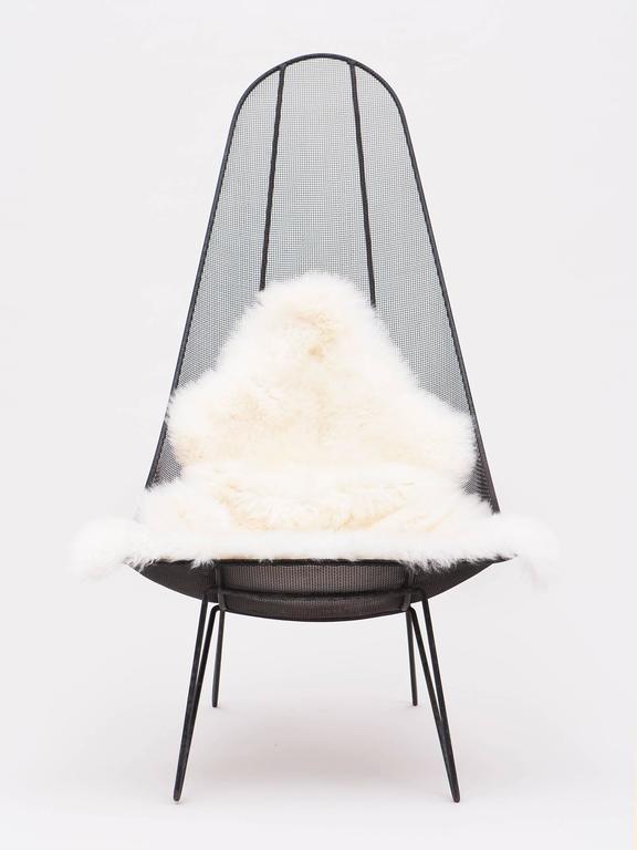 Sol Bloom Scoop High Back Mesh Lounge Chair at 1stDibs