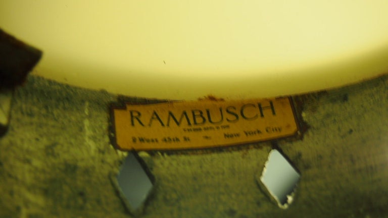 Ceiling Light Signed Rambusch NYC, USA, circa 1910 For Sale at 1stDibs