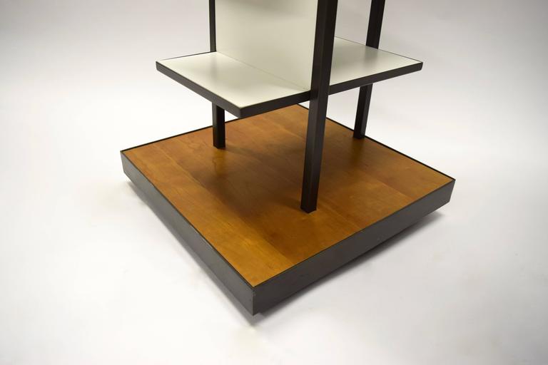 Freestanding Display, Shelving Unit on Casters, USA at 1stDibs