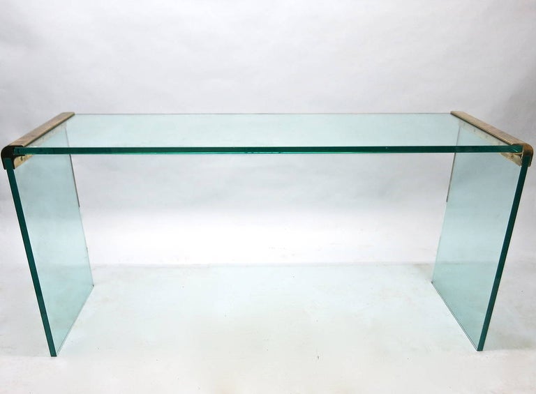 Sofa Table or Console by Pace, Made in USA, circa 1975 For Sale at 1stDibs
