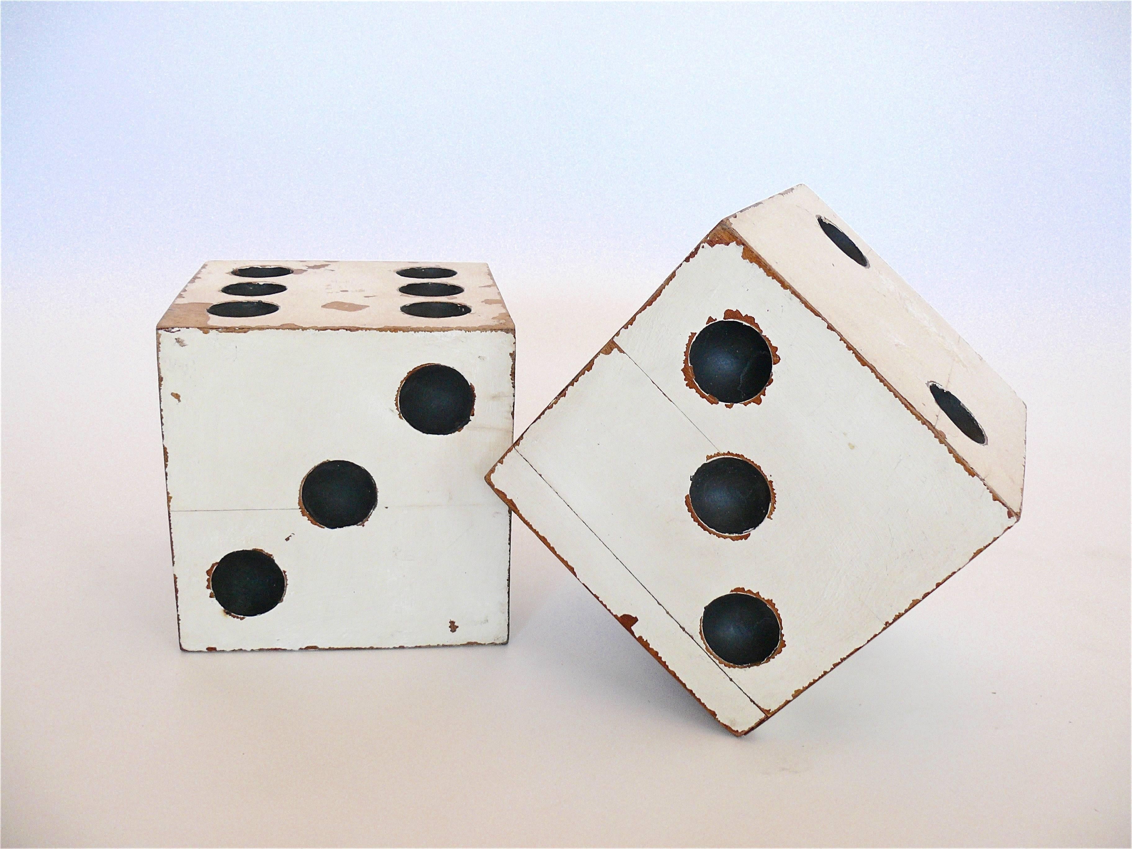 American Folk Art Dice at 1stDibs