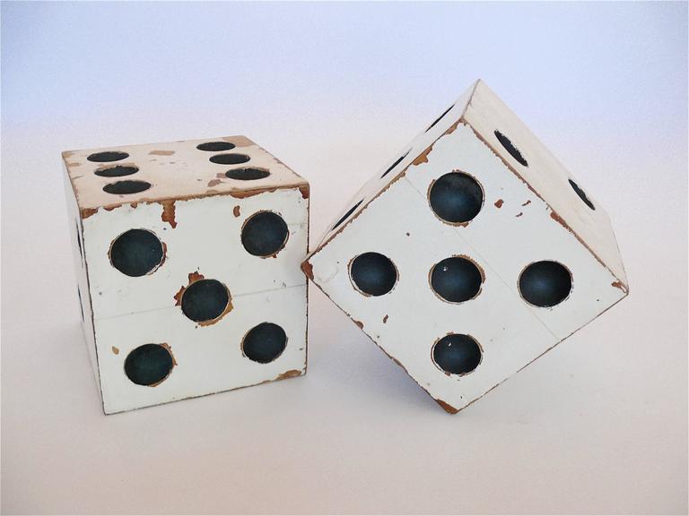 American Folk Art Dice at 1stDibs