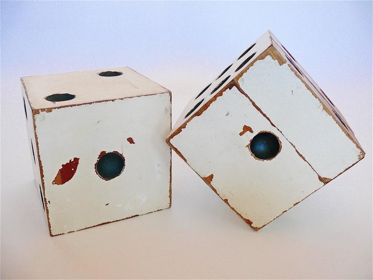 American Folk Art Dice at 1stDibs
