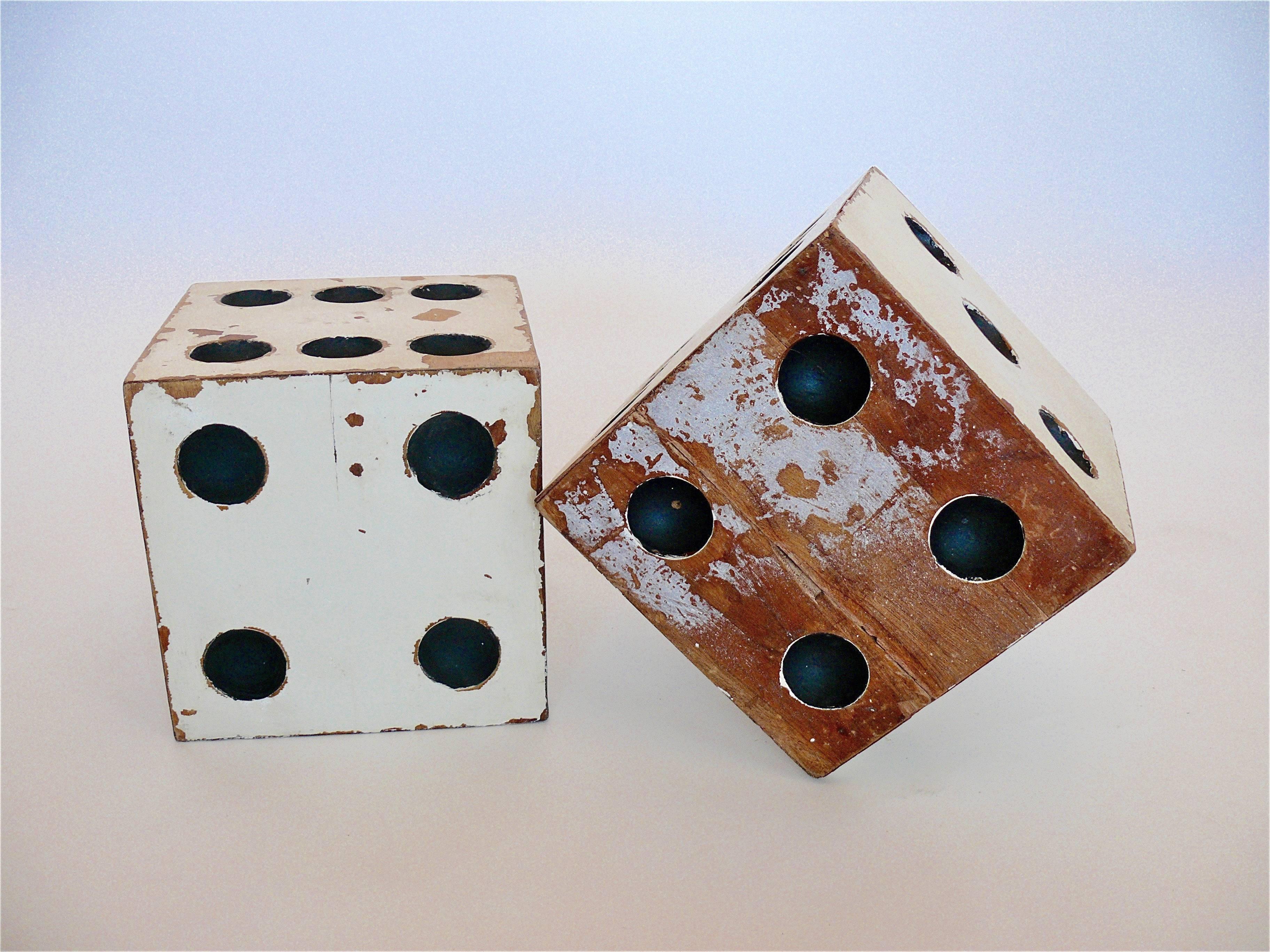 American Folk Art Dice at 1stDibs
