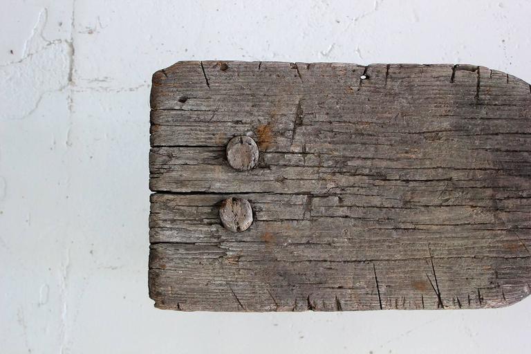 Primitive Wood Bench at 1stdibs