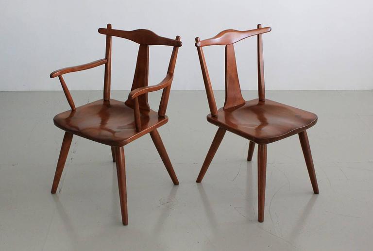 Colonial Style Dining Chairs at 1stDibs