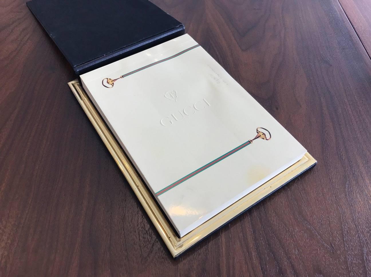 Vintage Gucci Desk Set at 1stDibs