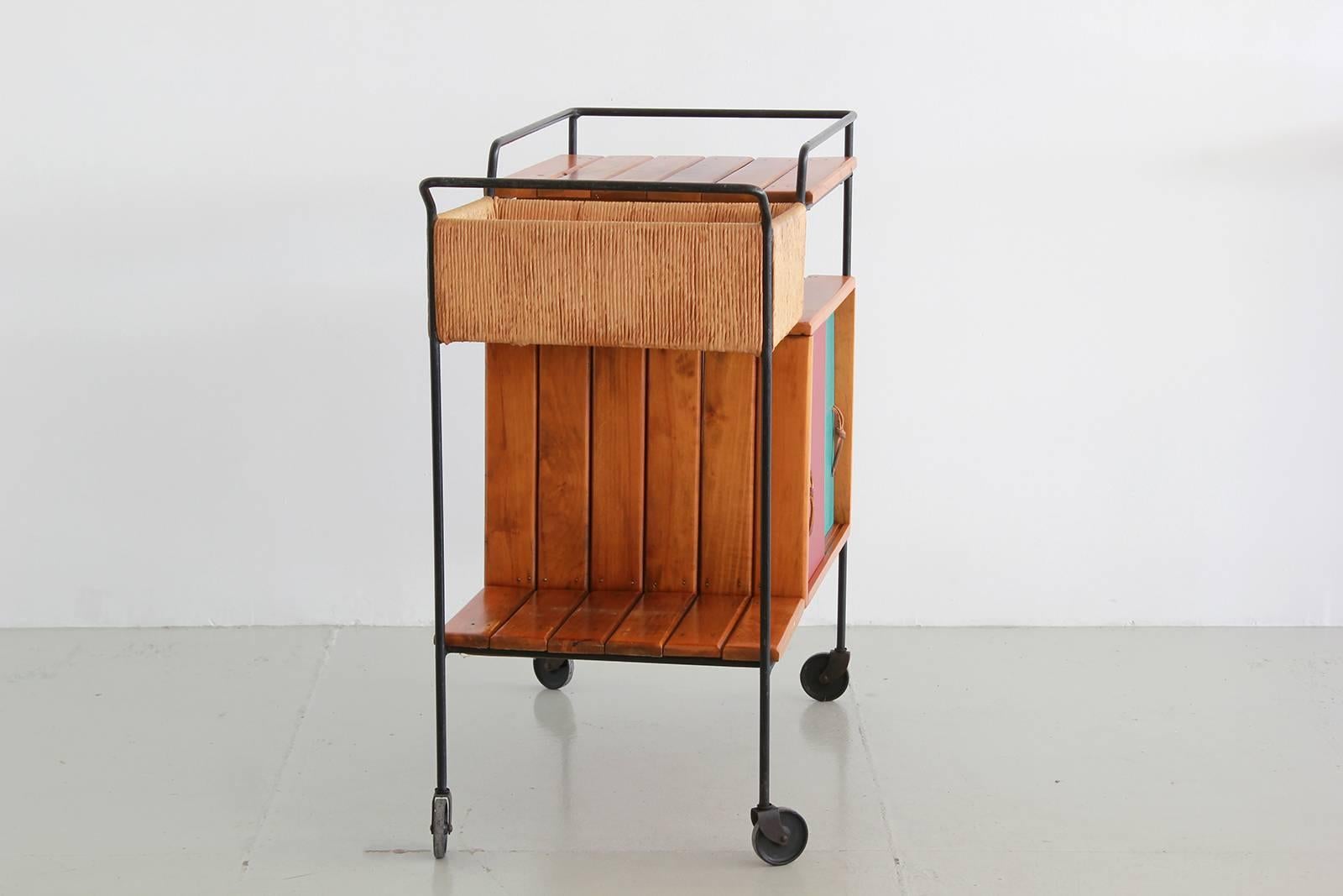 Arthur Umanoff Bar Cart at 1stDibs