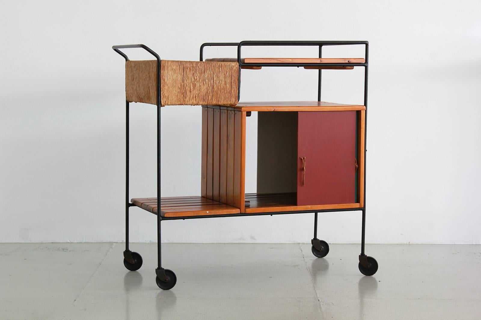 Arthur Umanoff Bar Cart at 1stDibs