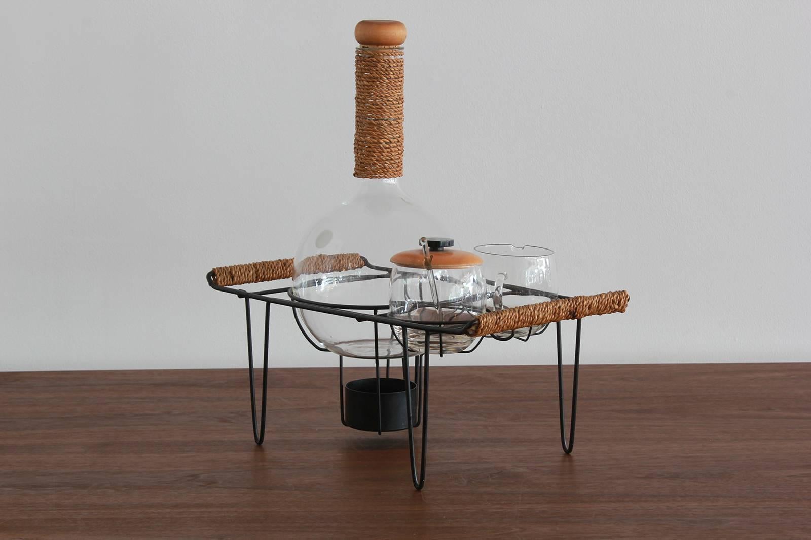 Ben Seibel Seagrass Coffee Service at 1stDibs | pyrex carafe