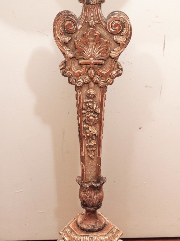 Pair of 19th Century "Strap Work" Gilt Wood and Gesso Sellettes For ...