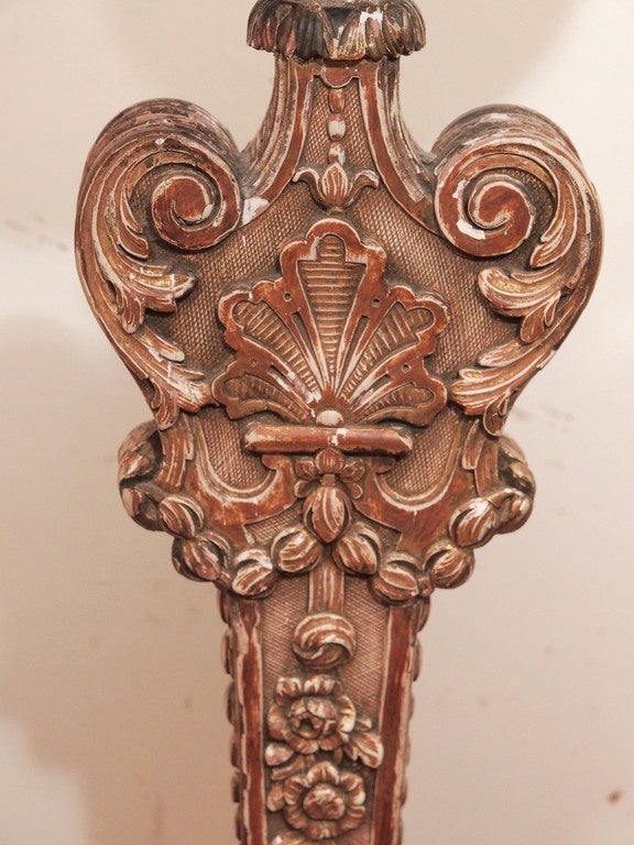 Pair of 19th Century "Strap Work" Gilt Wood and Gesso Sellettes For ...