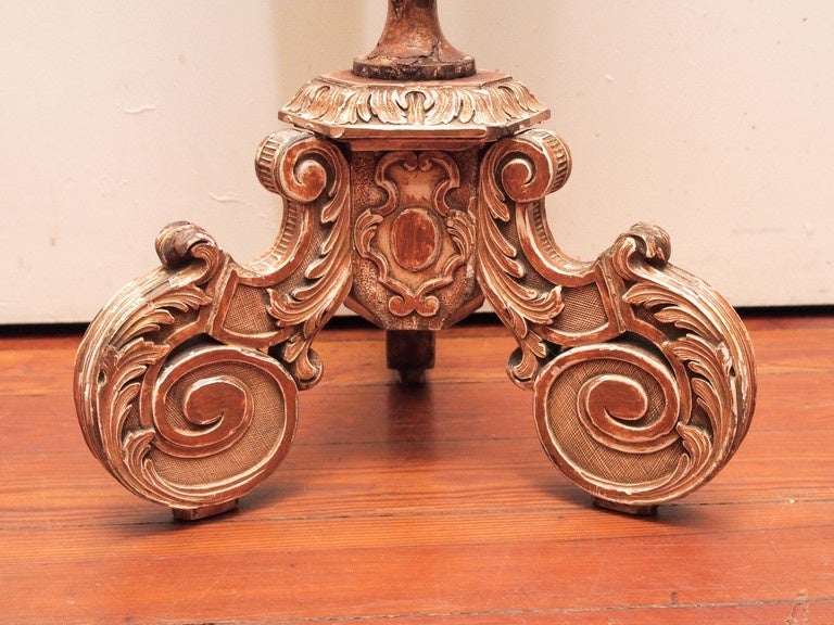 Pair of 19th Century "Strap Work" Gilt Wood and Gesso Sellettes For ...