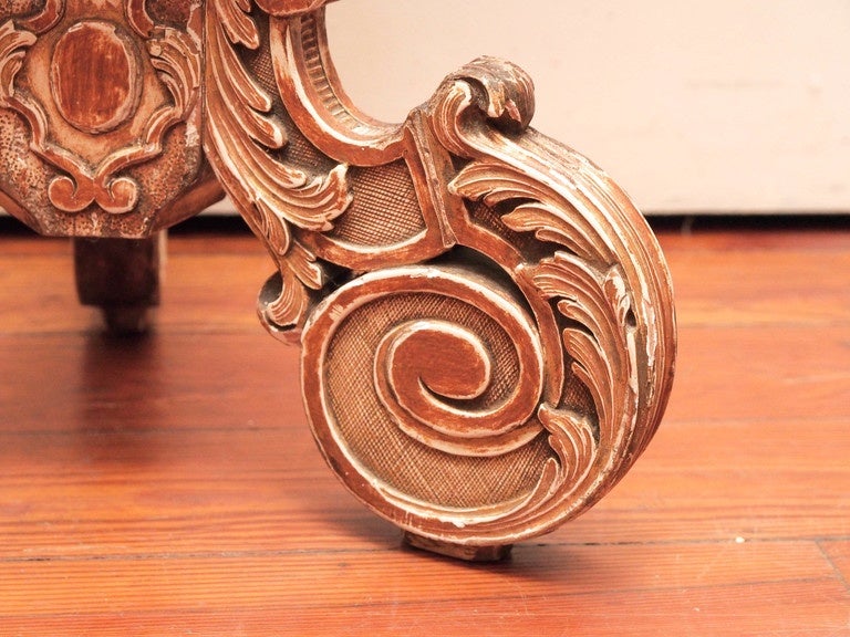 Pair of 19th Century "Strap Work" Gilt Wood and Gesso Sellettes For ...