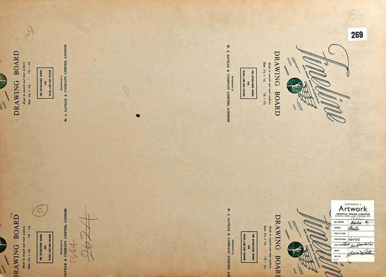 Original "Cutaway" Drawing of the Lotus 30 Racing Car by Brian Hatton ...