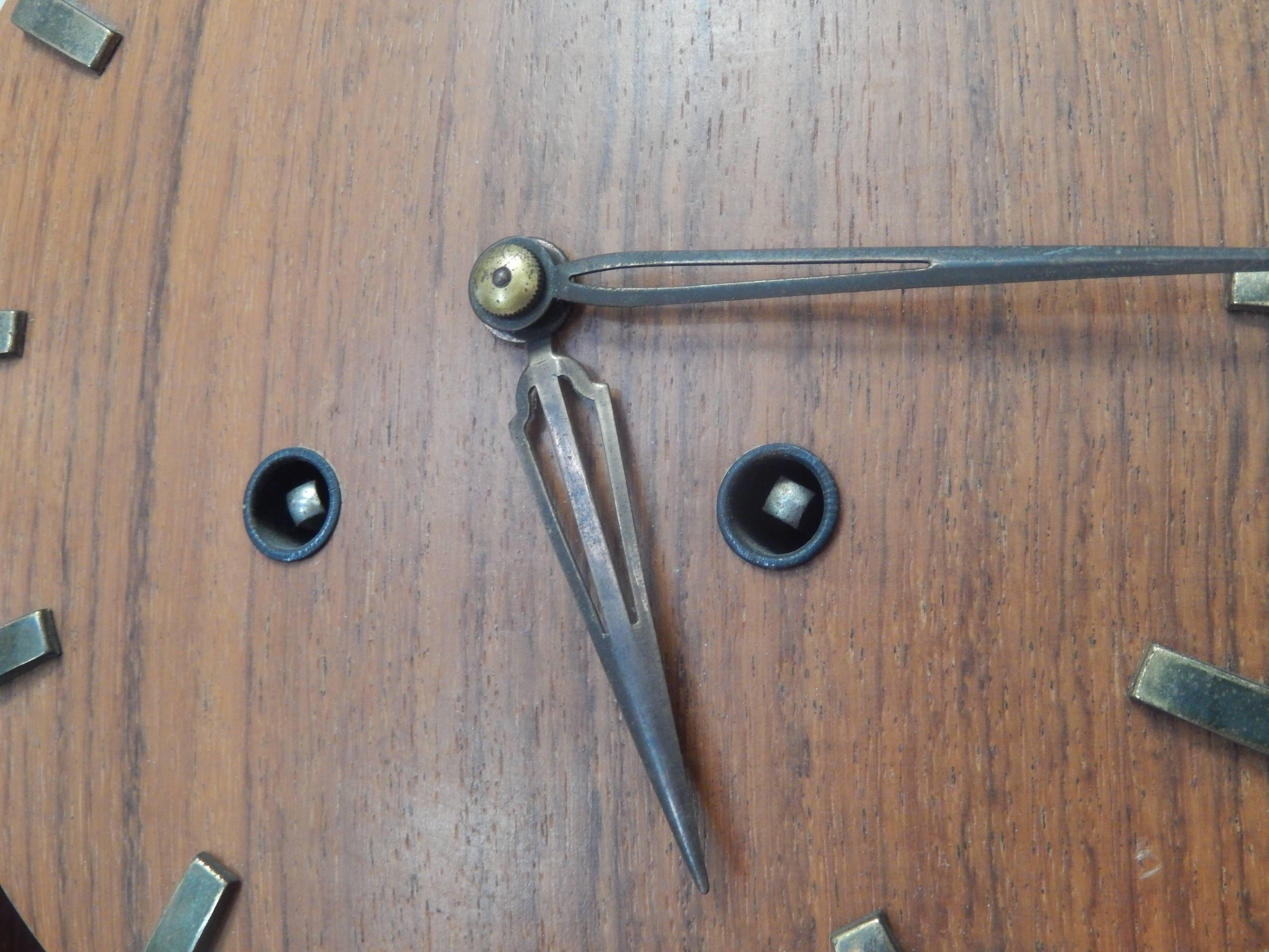 Westerstrand Swedish Wall Clock For Sale at 1stDibs