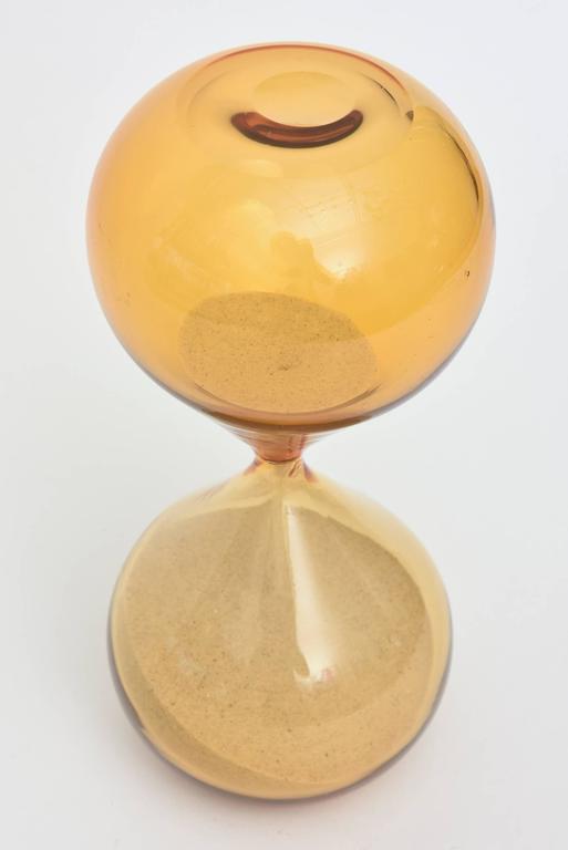 Italian Murano Vintage Venini Sculptural Hourglass at 1stDibs
