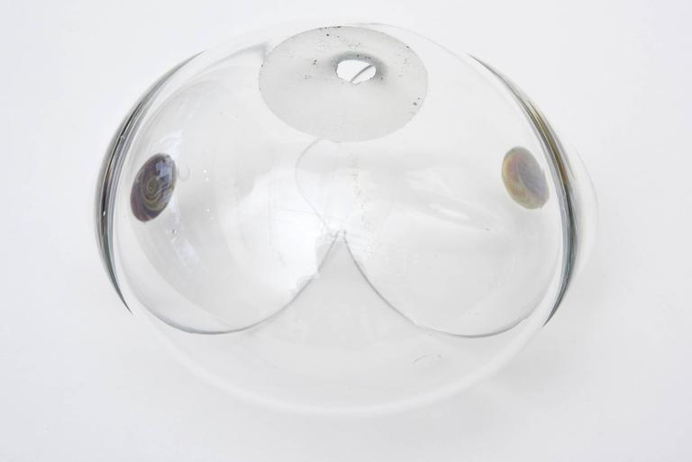 Pair of Studio One of a Kind Blown Glass Breast Sculptures at 1stDibs