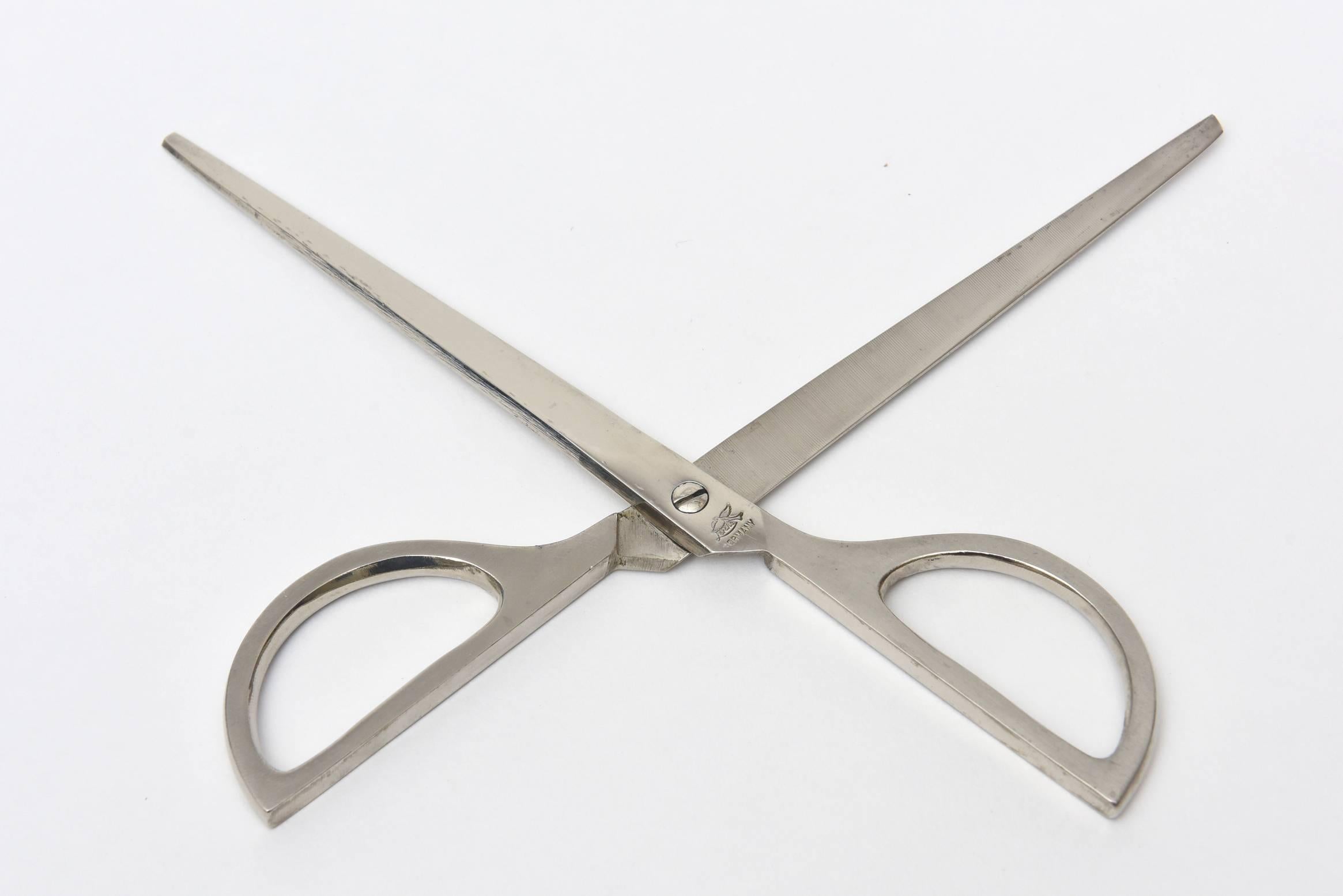 Vintage German Desk Set of Scissors and Letter Opener in Original Case ...