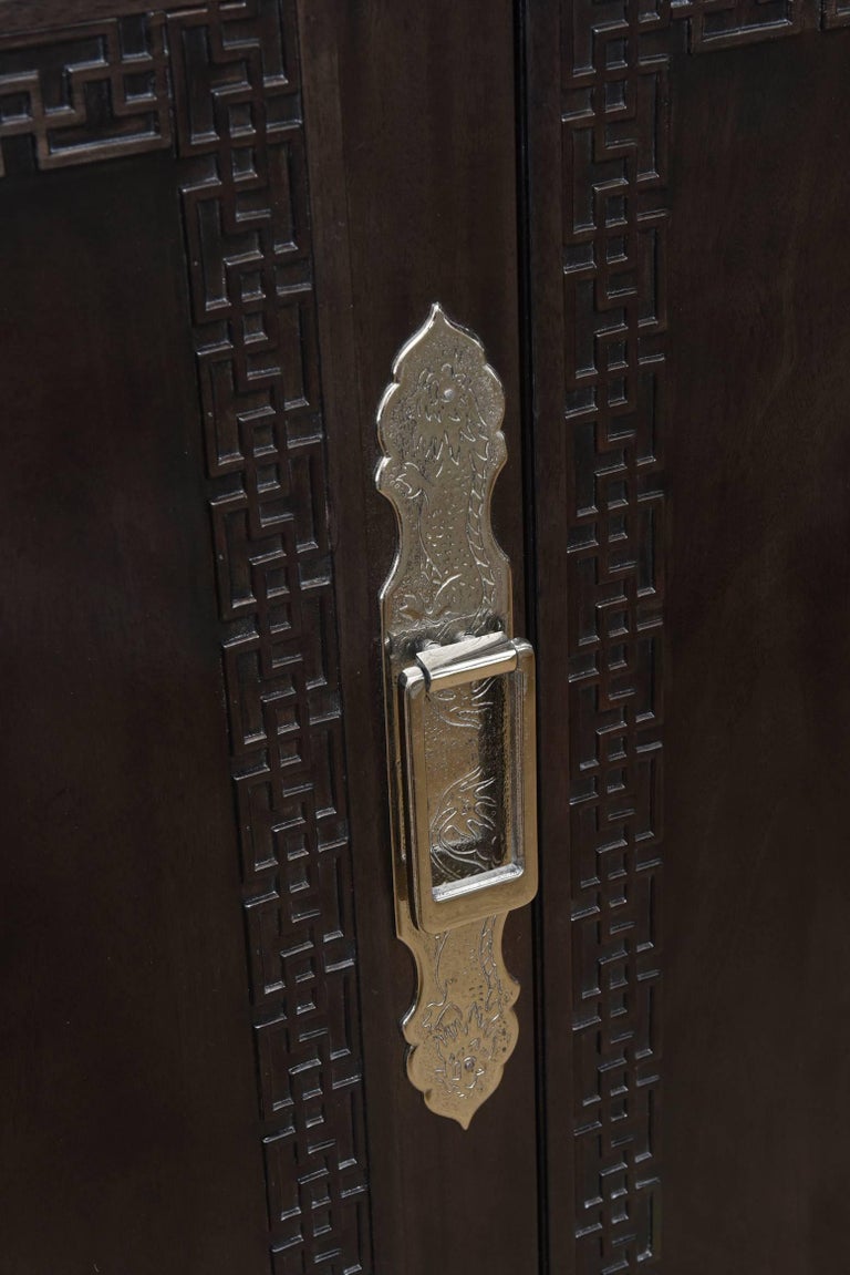 Vintage Midcentury Greek Key Cabinet/Buffet with Original Hardware at ...