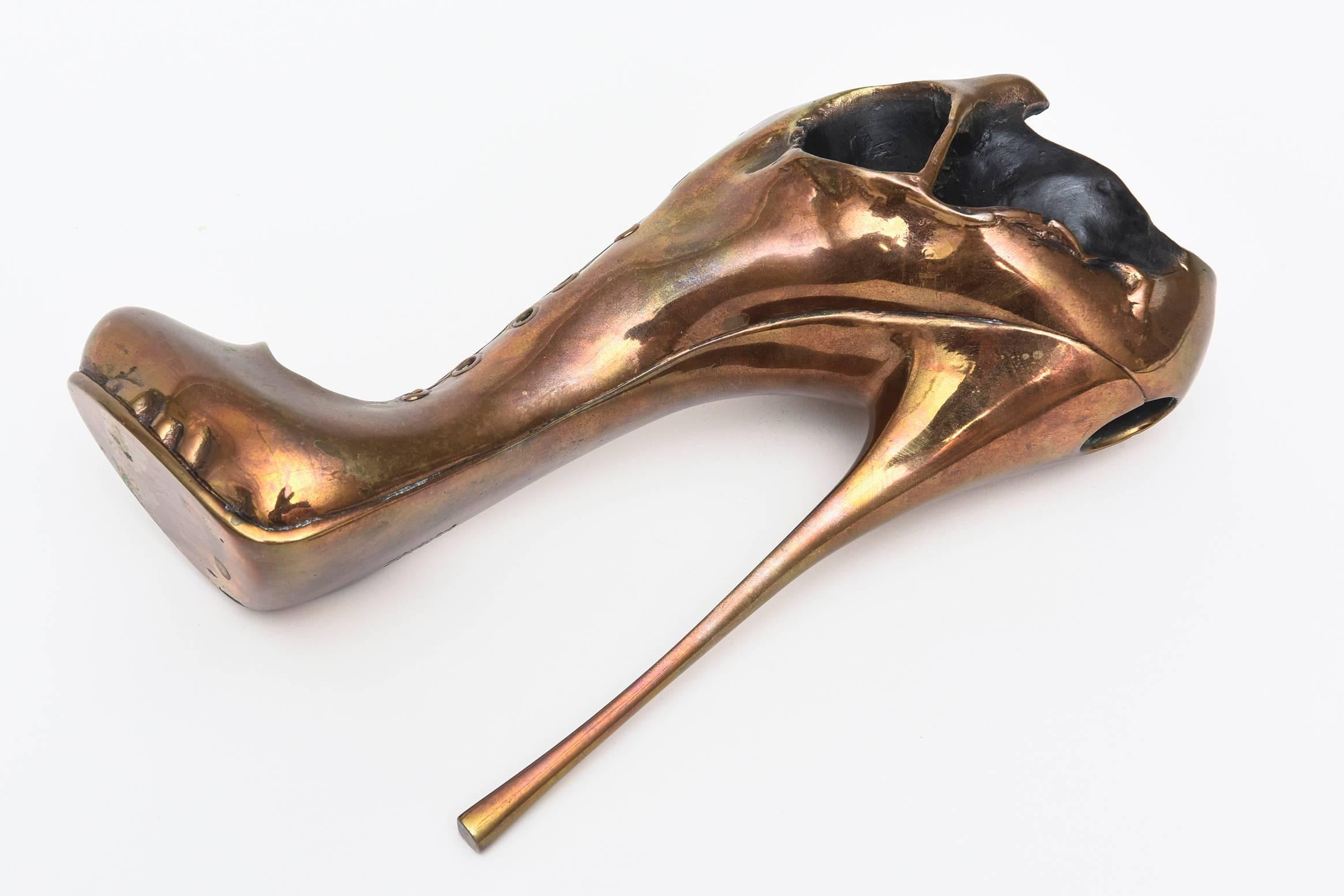 Signed Paul Wunderlich Bronze Skull Shoe Sculpture at 1stDibs | paul ...