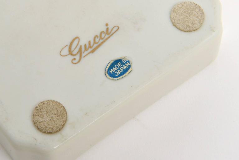 Vintage Porcelain Gucci Incense Two-Part Box at 1stDibs