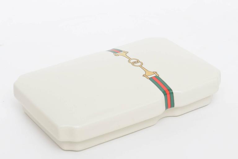 Vintage Porcelain Gucci Incense Two-Part Box at 1stDibs