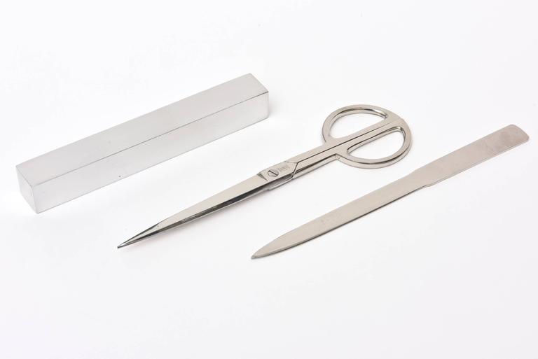 Modernist Desk Accessory Set of Scissors and Letter Opener / SATURDAY ...
