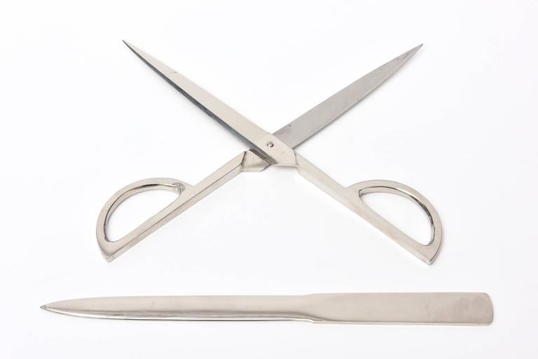 Modernist Desk Accessory Set of Scissors and Letter Opener / SATURDAY ...