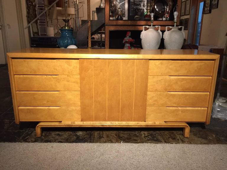 Mid-Century Cabinet/Dresser in Birch Wood For Sale at 1stDibs