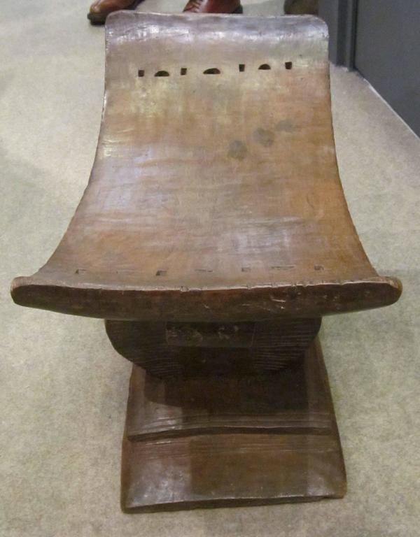 Ashanti African Wooden Stool, Ghana, 1920s at 1stDibs