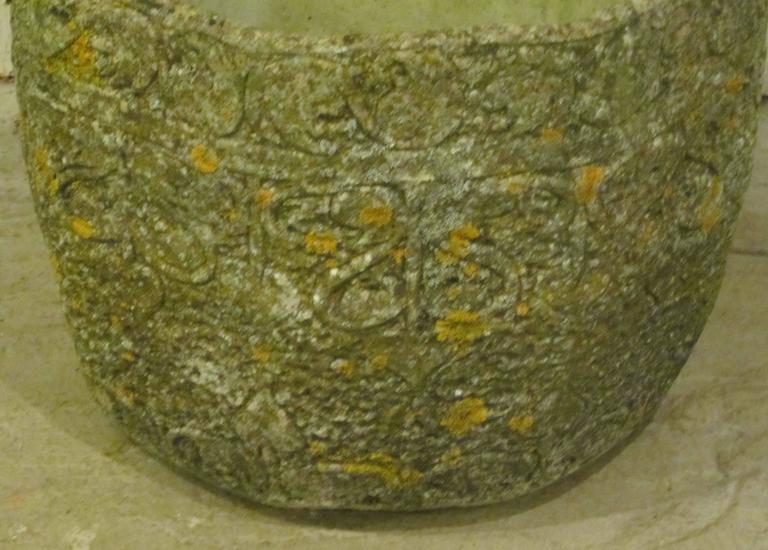 Pair of Cotswold Octagonal Stone Planters, England, 1920s at 1stDibs