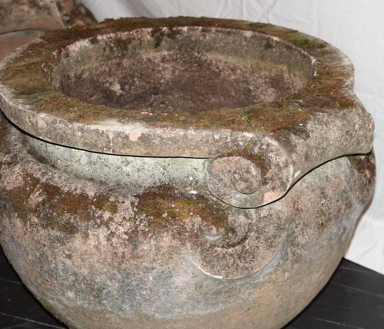 Pair Stone Urns, Compton Pottery, England, circa 1850 at 1stdibs