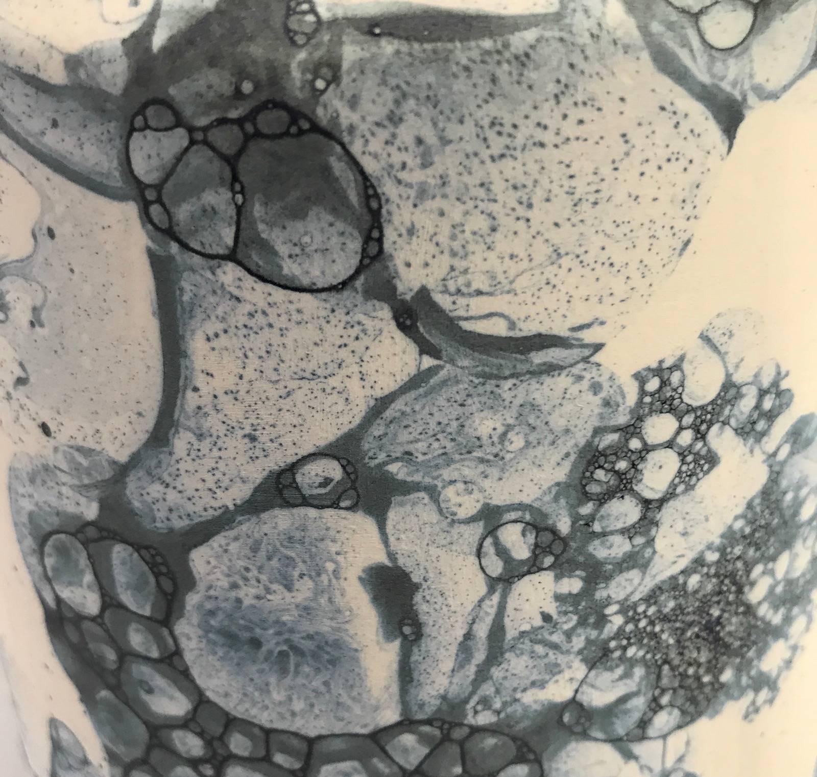 Bubble Design Ceramic Vase, Netherlands, Contemporary at 1stDibs