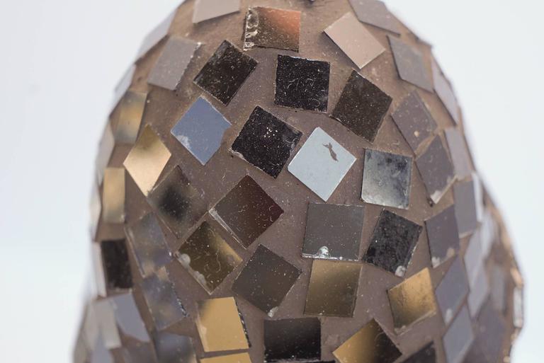 Collection of Vintage Glass and Mirror Mosaic Penis Sculptures at 1stDibs
