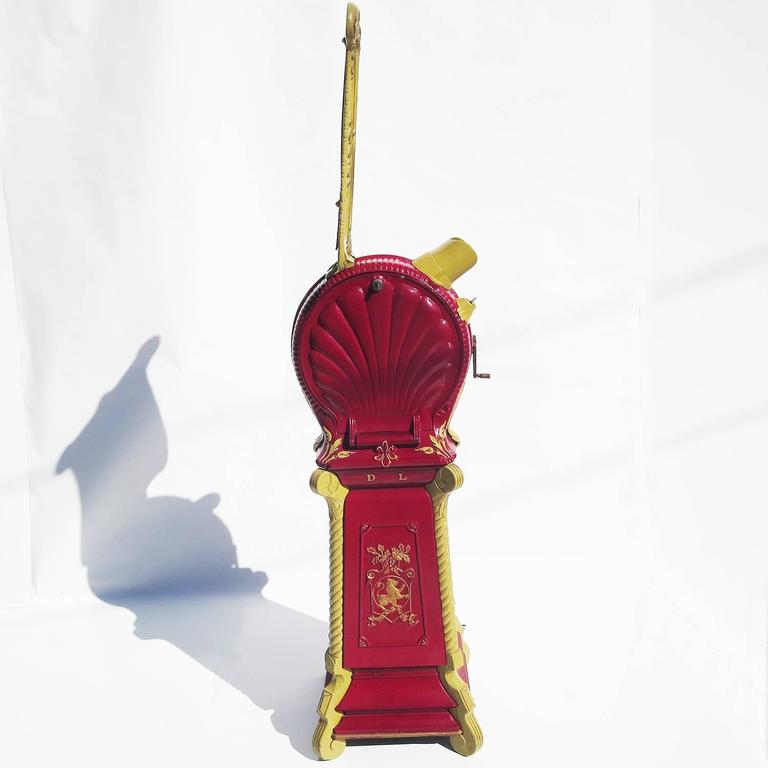 Cast Iron "Clamshell" Mutoscope Penny Arcade Machine at 1stDibs