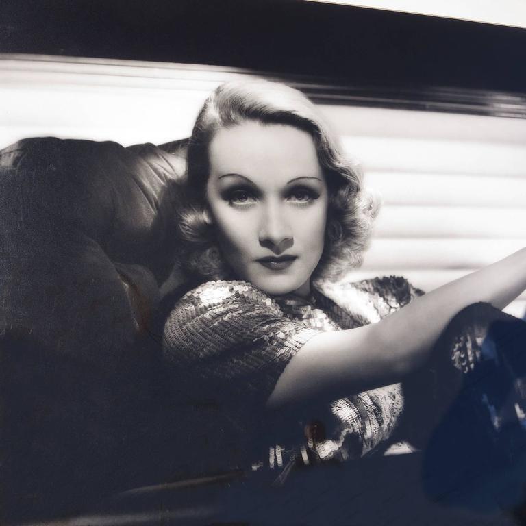 Large 1938 Marlene Dietrich Photo by George Hurrell, Signed and ...