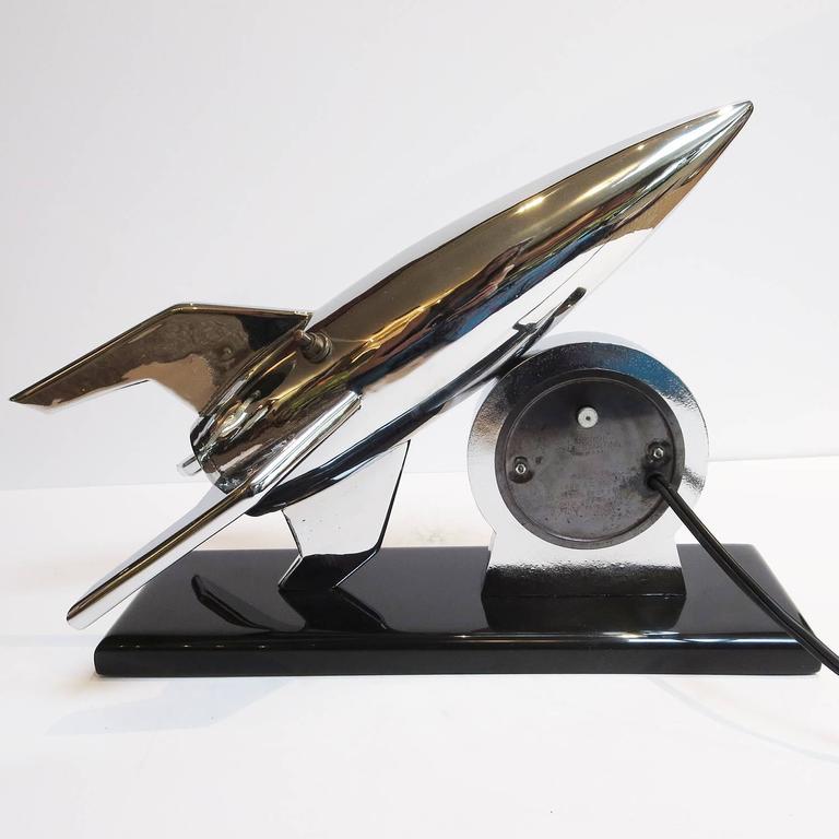 Restored 1950's Lanshire Rocket Clock and Night Light at 1stDibs ...