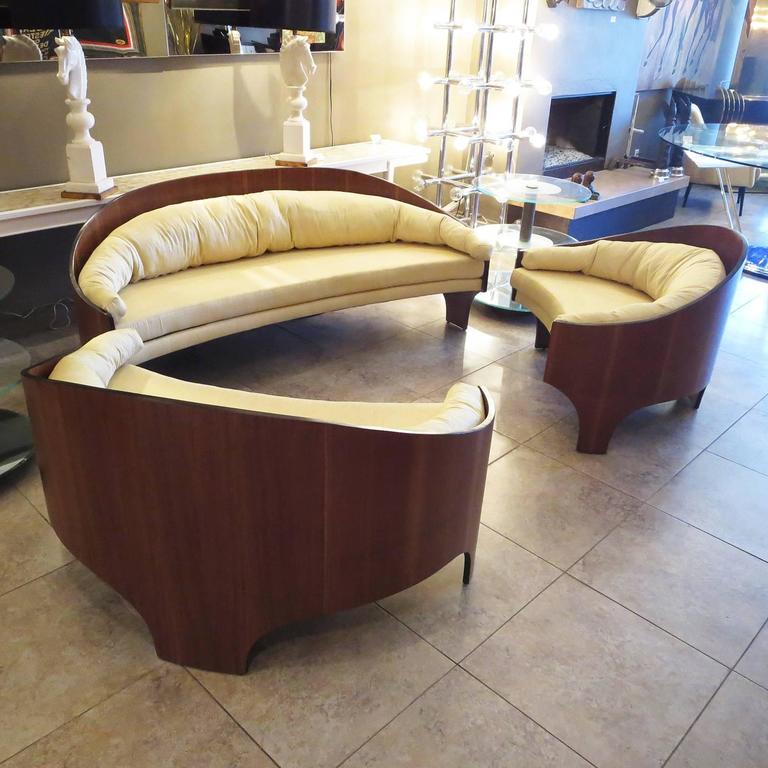 "Intimate Island" Mid-Century Sofa Set by Henry P. Glass at 1stDibs