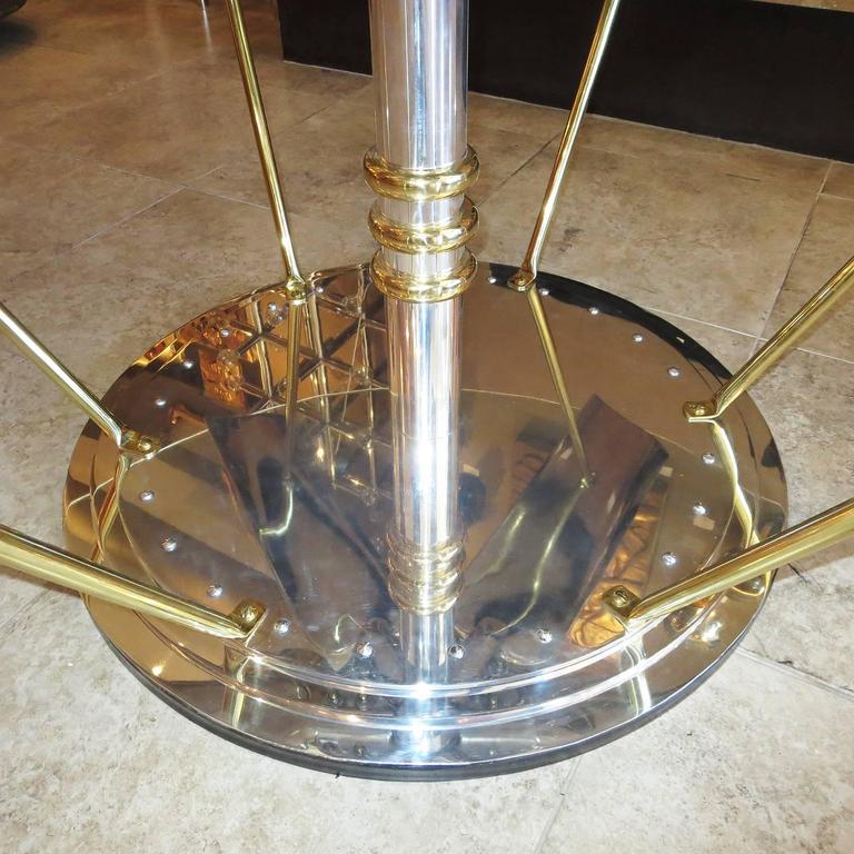 Highly Polished Six Blade Propeller Dining or Conference Table at 1stDibs