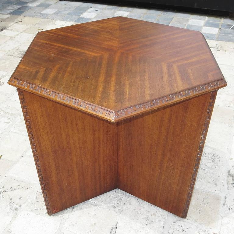 Frank Lloyd Wright Side Table for Heritage Henredon, 1955 at 1stDibs