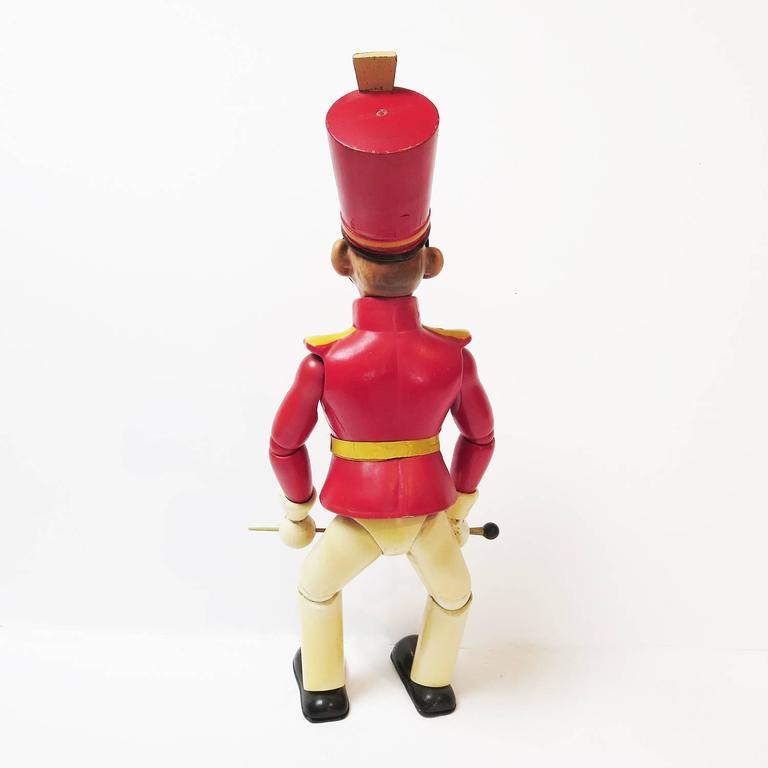 General Electric 1930s "Bandy" Jointed Wood Advertising Figure at 1stDibs