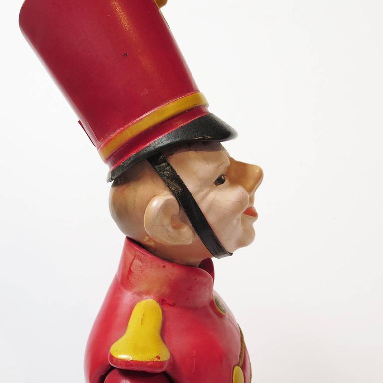 General Electric 1930s "Bandy" Jointed Wood Advertising Figure at 1stDibs